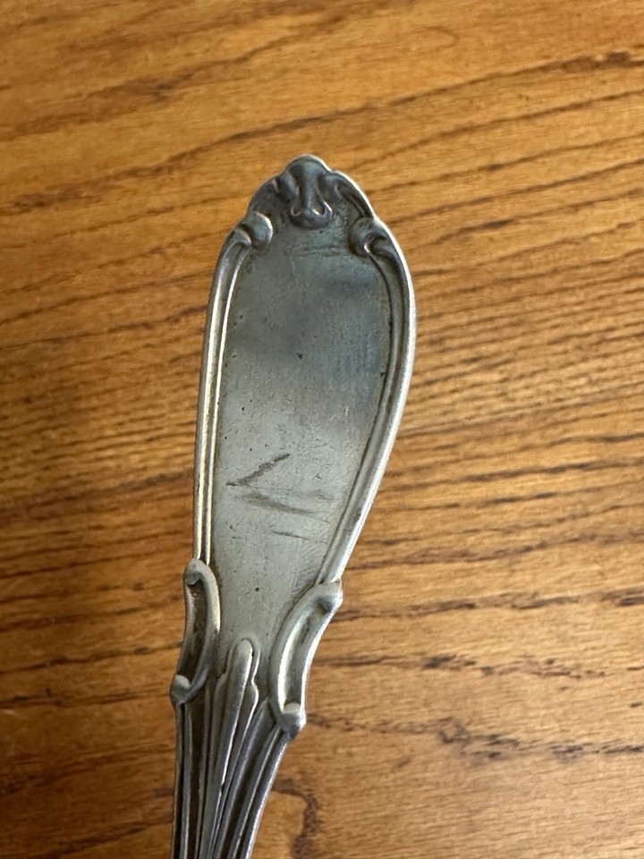 Vintage H.B. Stanwood Pure Coin Silver .900 Serving Spoon Boston c ...