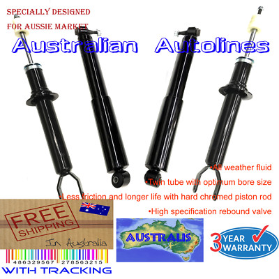 Front & Rear Shock Absorbers Struts for Ford Falcon FG Ute Cab Chassis ...