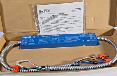 BEGHELLI Luce LL48 Emergency Exit LED Driver 4W, 6W, 8W / 90 Min / 120 ...