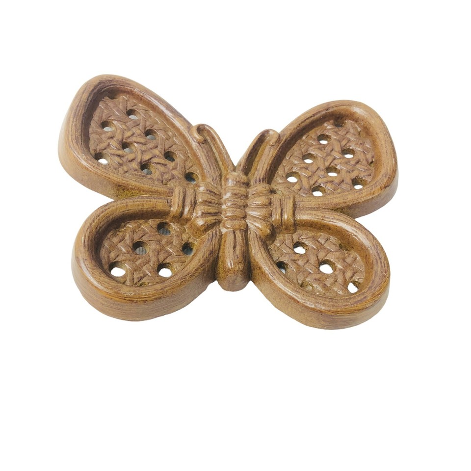 Burwood Homco 3 Small Butterflys 1982 Vtg Wall Decor MCM Cottage Core ...