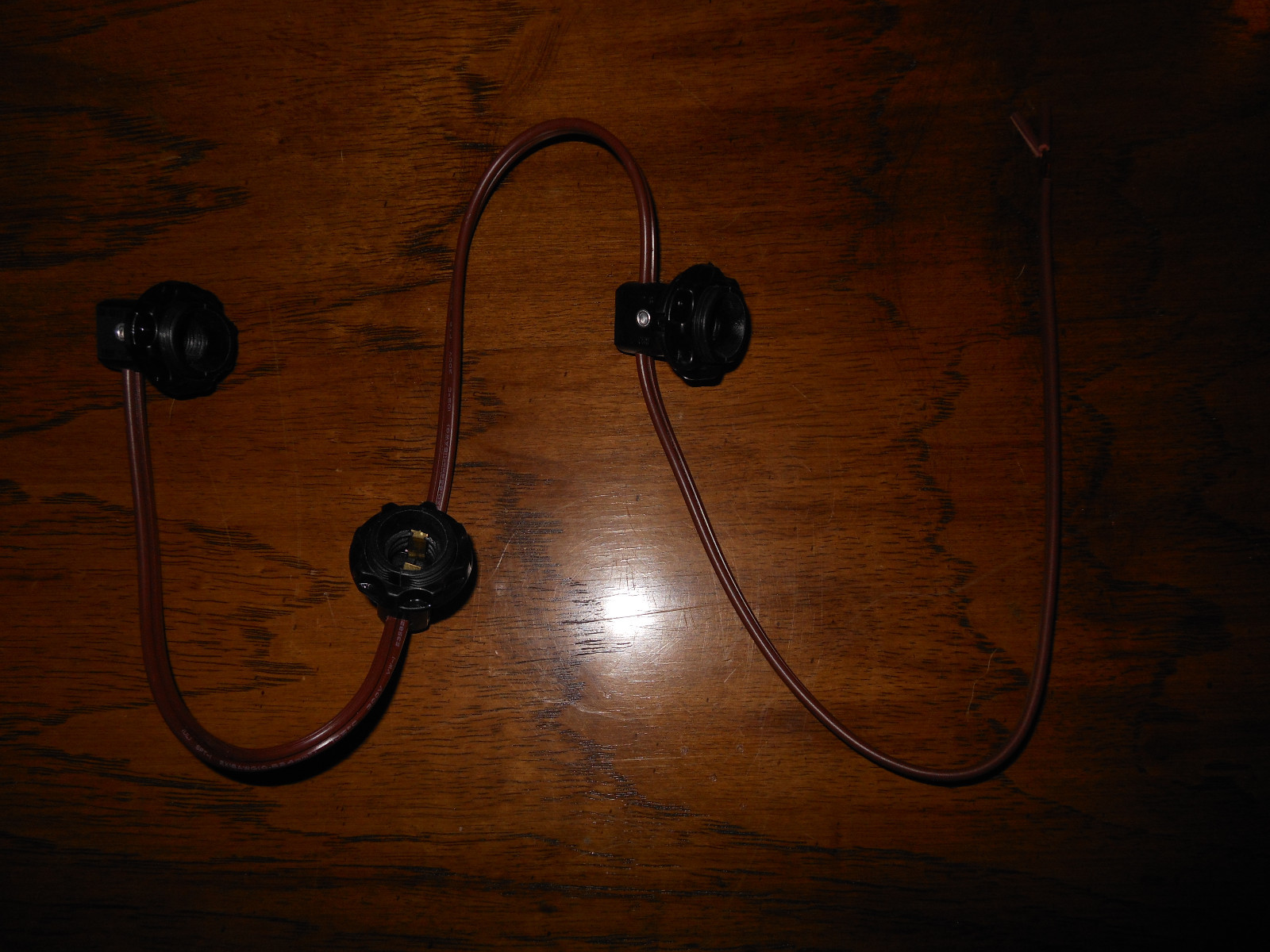 New Candelabra 3 Light Socket Harness 7 Inch Center By ADL Model D450 ...