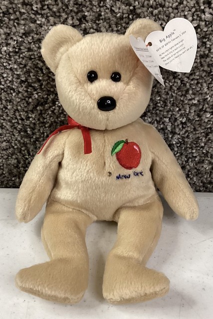 TY Beanie Baby - BIG APPLE the Bear (Show ) (8.5 inch) 2004 for sale ...