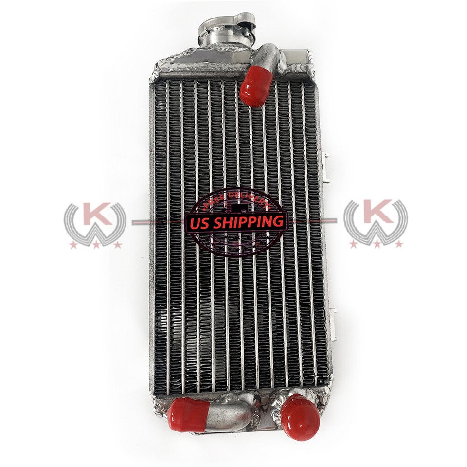 Aluminum Cooling Radiator &red hose For Honda CRF450R CRF 450 CRF 450R ...