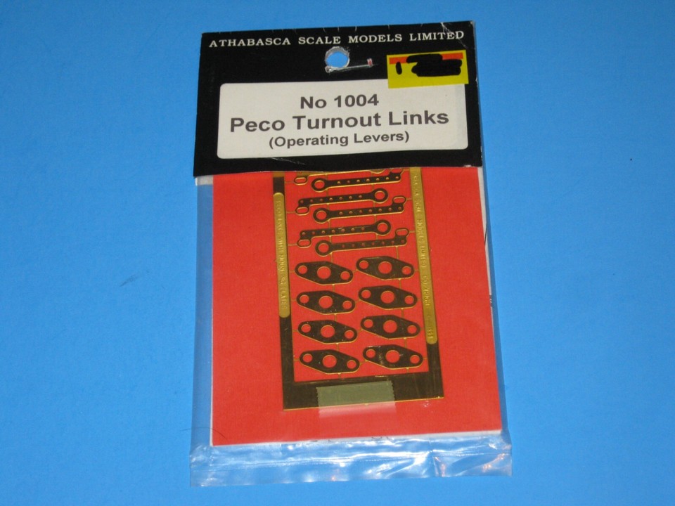Athabasca Scale Models #105, Plain Links & #1004, Peco Links (Operating ...