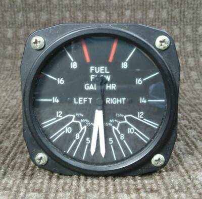 Piper Twin Fuel Pressure Gauge United Instruments P/N 6223 | eBay