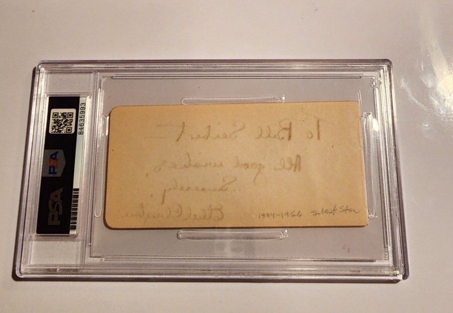 Ethel Clayton PSA DNA Autograph Actress Auto Signed Cut 1910s Rare ...