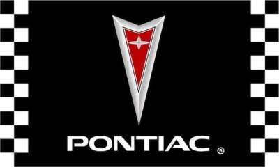 Pontiac Checkered Racing 3x5 Ft Banner Flag Car Racing Show Garage Wall ...