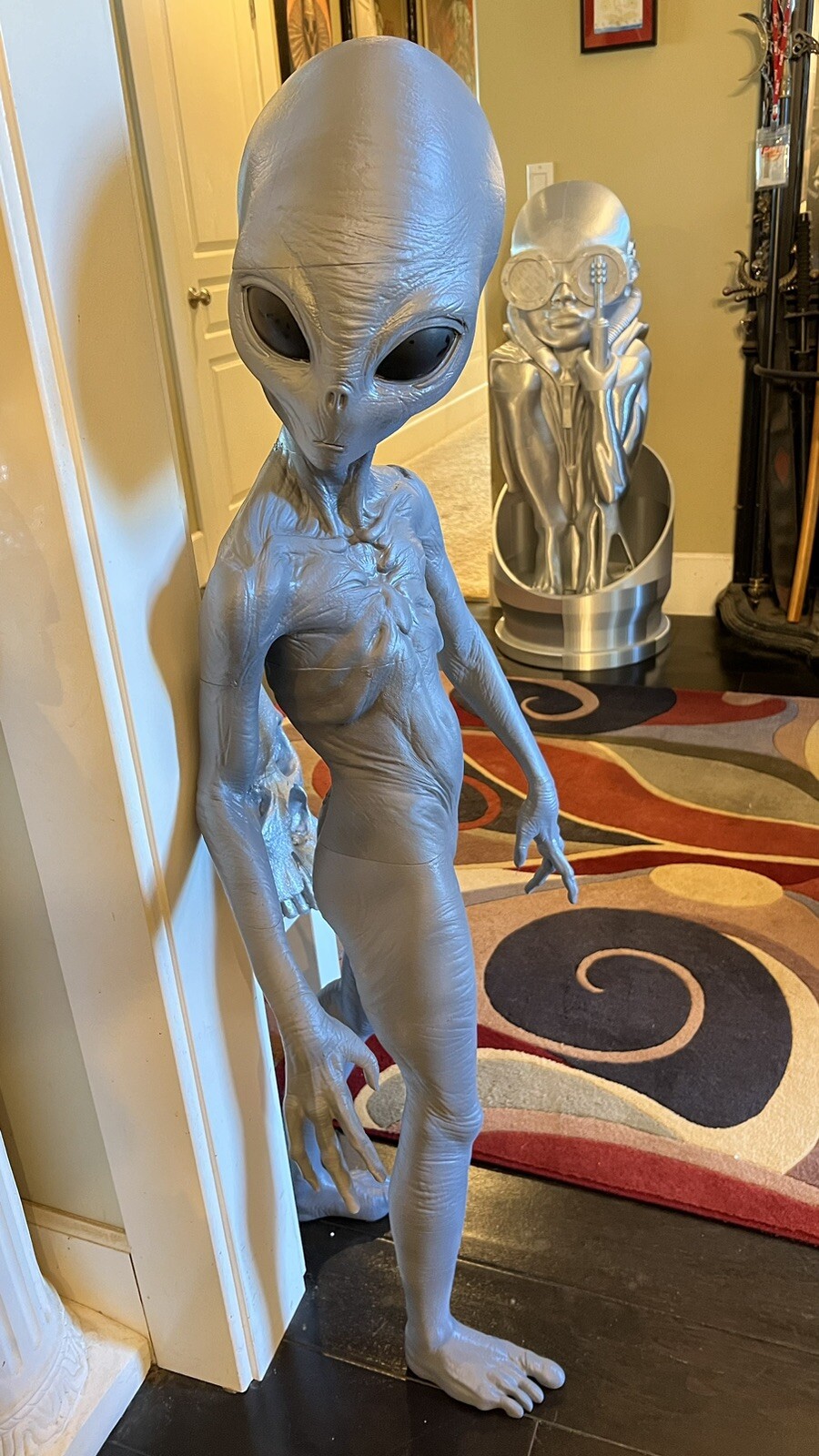 Grey Alien Life Size DIY Statue 4' Tall | eBay