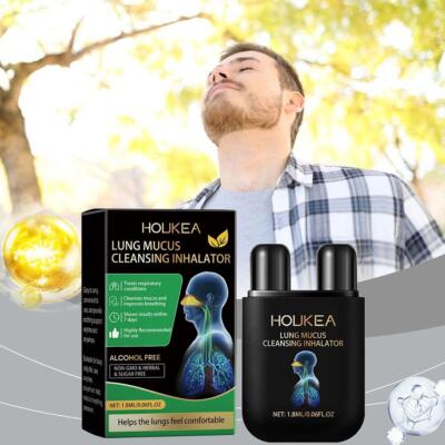 Lung Mucus-Cleaning Nasal Herbal Box,Natural Safe Essential Oils ...