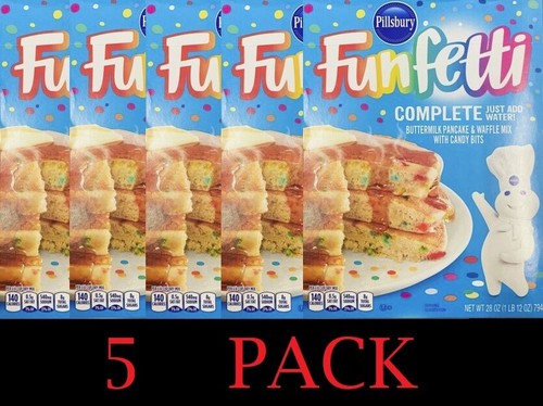 Pillsbury FUNFETTI Complete Buttermilk Pancake & Waffle Mix Candy Bits ...
