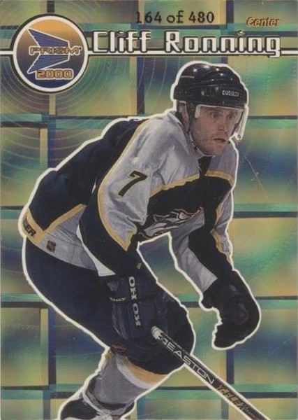 1999-00 Pacific Prism - Holographic Gold #77 Cliff Ronning /480 for ...