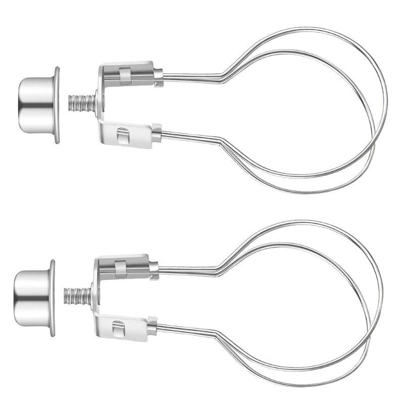 2Pcs Lamp Shade Harp Holder Adapter Supporting Light Bulb Clip Bulb ...