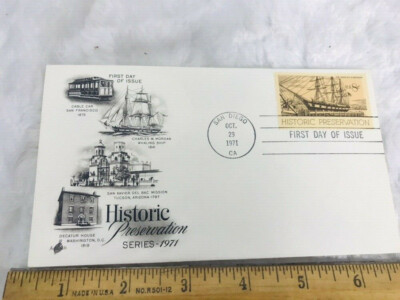 Vintage First Day of Issue Stamp Envelope Historic Presentation 1971 | eBay