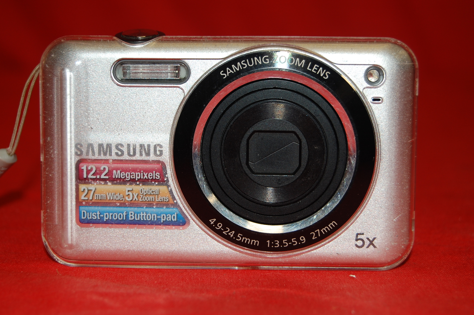 Samsung SL Series SL605 12.2MP Digital Camera - Blue (EC-SL605BPUUS ...
