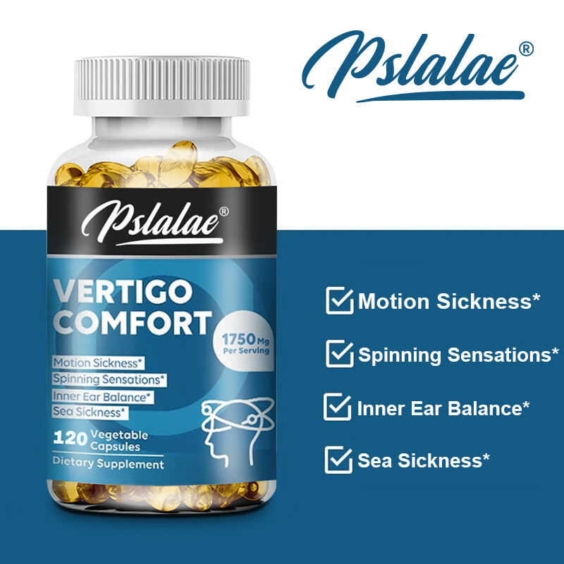 Vertigo Comfort Capsules 1750mg - Dizziness Relief Supplements, Body ...