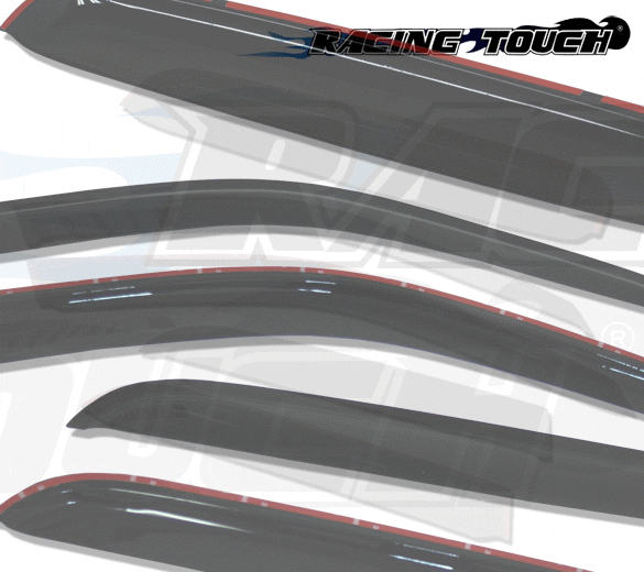 Out Channel Window Visors Deflector Rain Guard Sunroof 5pcs Volvo XC70 ...