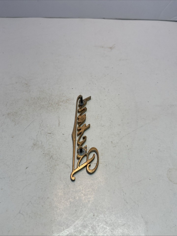 Vintage 1950S Packard Emblem Brass Script Nameplate Ornament Badge | eBay