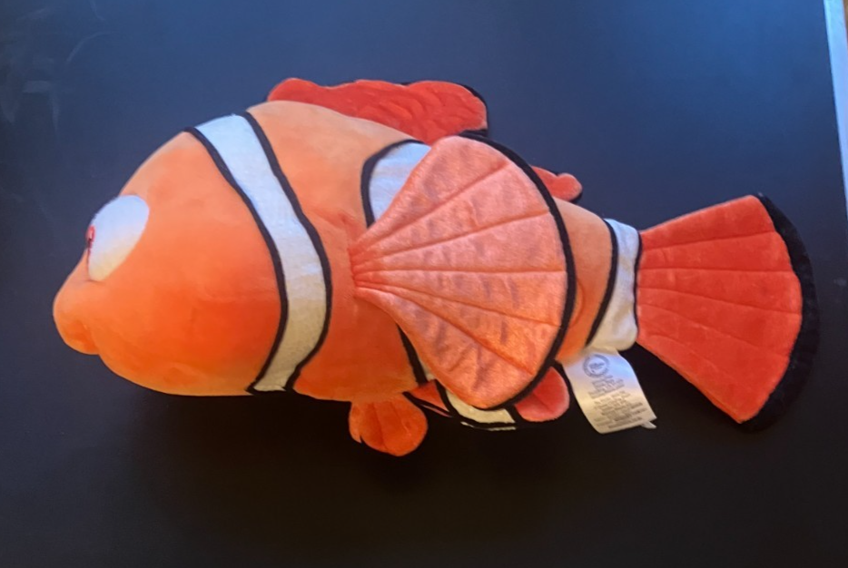 DISNEY FINDING NEMO PLUSH SOFT CUDDLY TOY FISH ORANGE PRE OWNED | eBay UK