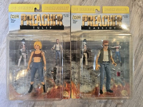 Lot Of Preacher - Tulip & Cassidy Vertigo DC Direct Figure 1999 MOC | eBay
