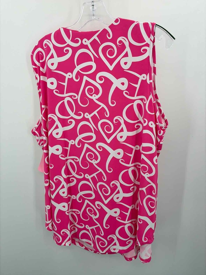 Pre-Owned Lulu B Pink Size 2X Tank Top | eBay UK