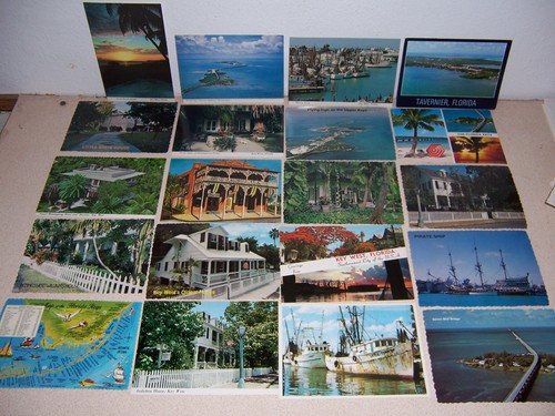 1970s-80s KEY WEST & FLORIDA KEYS VTG UNUSED 4X6 POSTCARD LOT of 20 ...