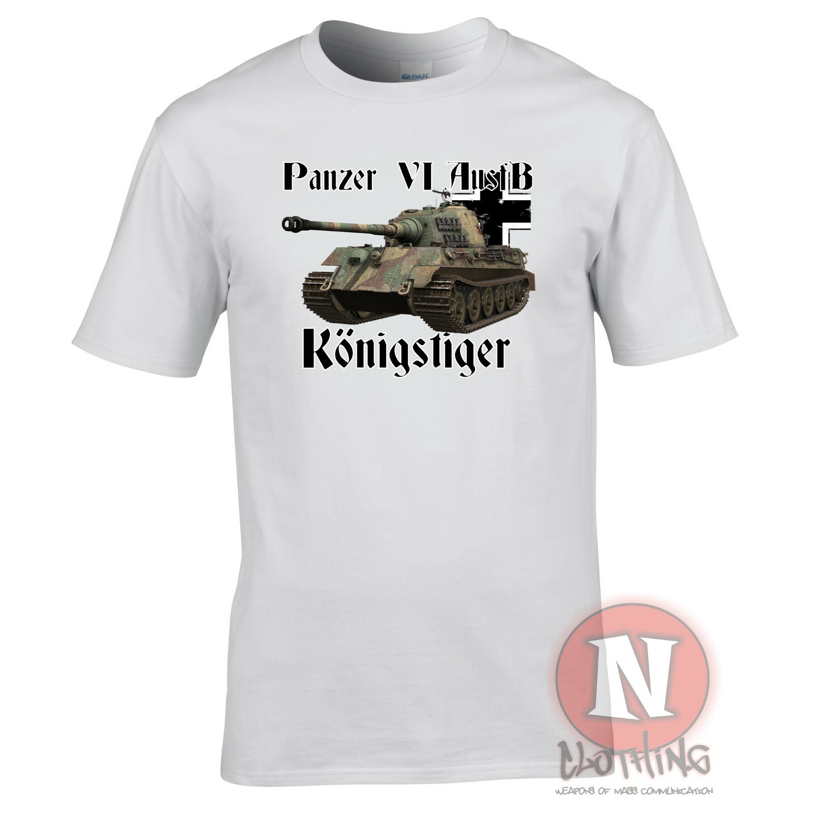 Panzer 6b T-shirt Konigs King Tiger tank WW2 German military World of ...