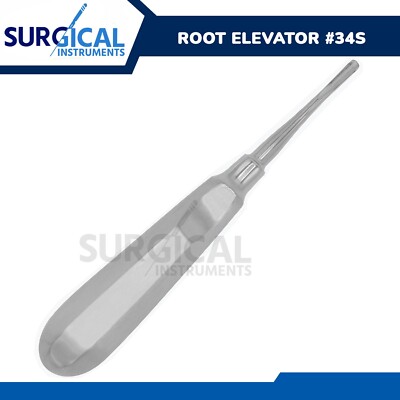 Dental Elevators #34S Surgical Veterinary Instruments Stainless Steel ...