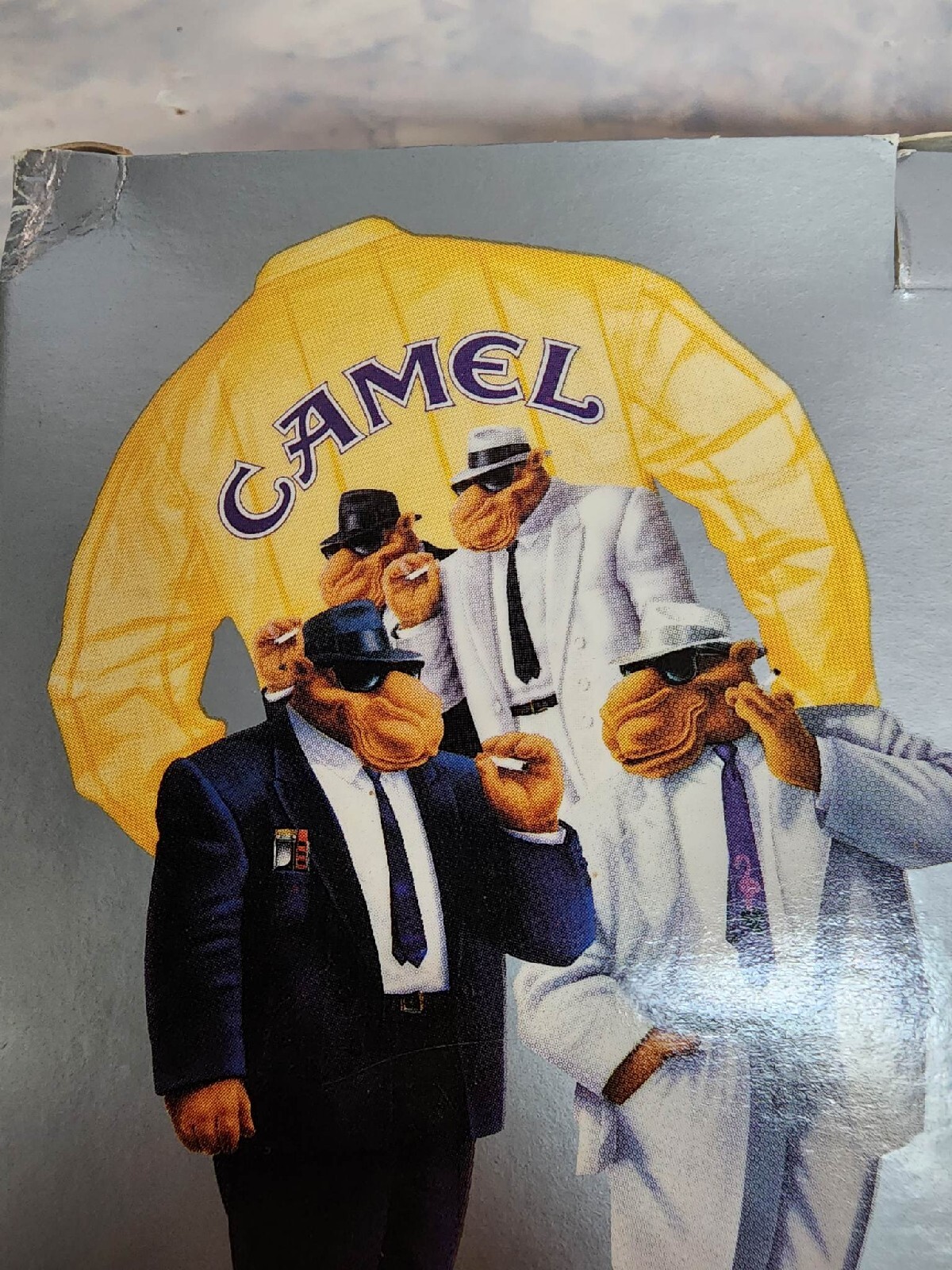Vintage Camel Wides Promo Windbreaker Adult Xl Tyvek Yellow Jacket With ...