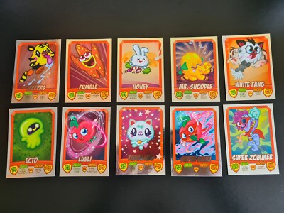 Topps Moshi Monsters Mash Up! Series 2: Super Moshi Mirror Foil Cards ...