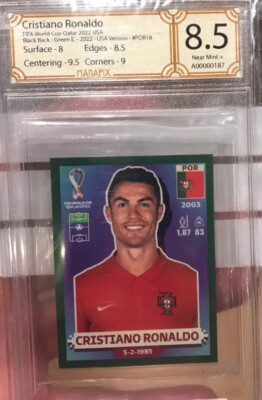 Ronaldo GREEN Border / Parallel. Qatar 2022 Panini sticker | eBay.de