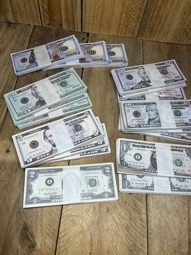 BEST Movie Prop Magic Fake Bills Replica Money QTY800+ Music USA SHIP ...