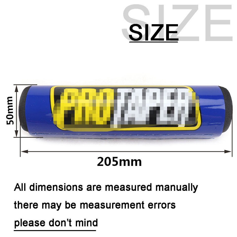 8" Round Handlebar Bar Pad Foam MX ATV Pit Bike Renthal Cross Pitbike ...