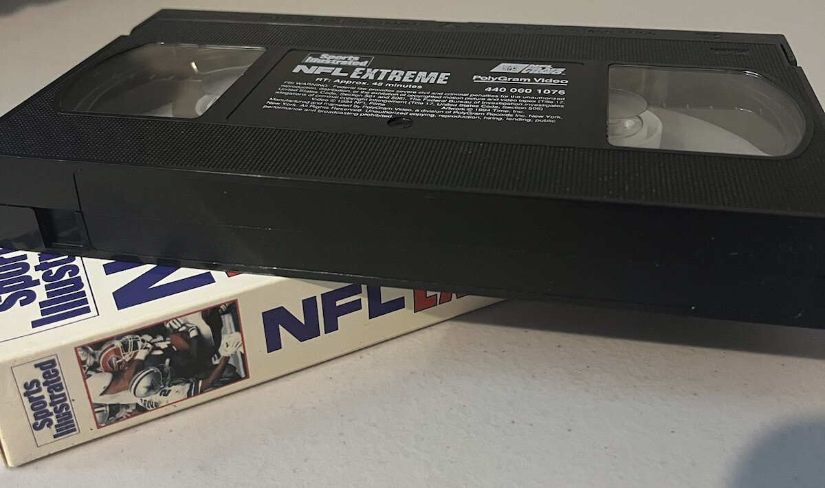 Sports Illustrated NFL Extreme VHS Video NFL Films Football Sports ...
