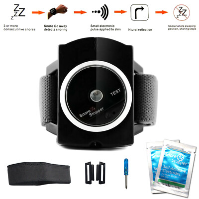 Anti-Snore Wristband Snore Stopper Sleep Connection Bracelet Device ...
