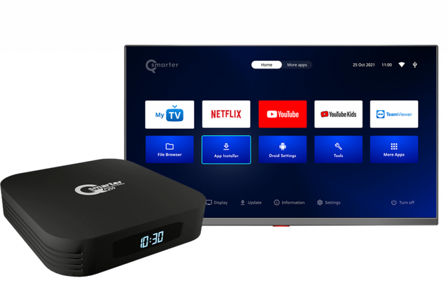 Android-Box Amiko A6N 4K HDR H.265 Android Nougat Wi-Fi Amlogic S905X ...