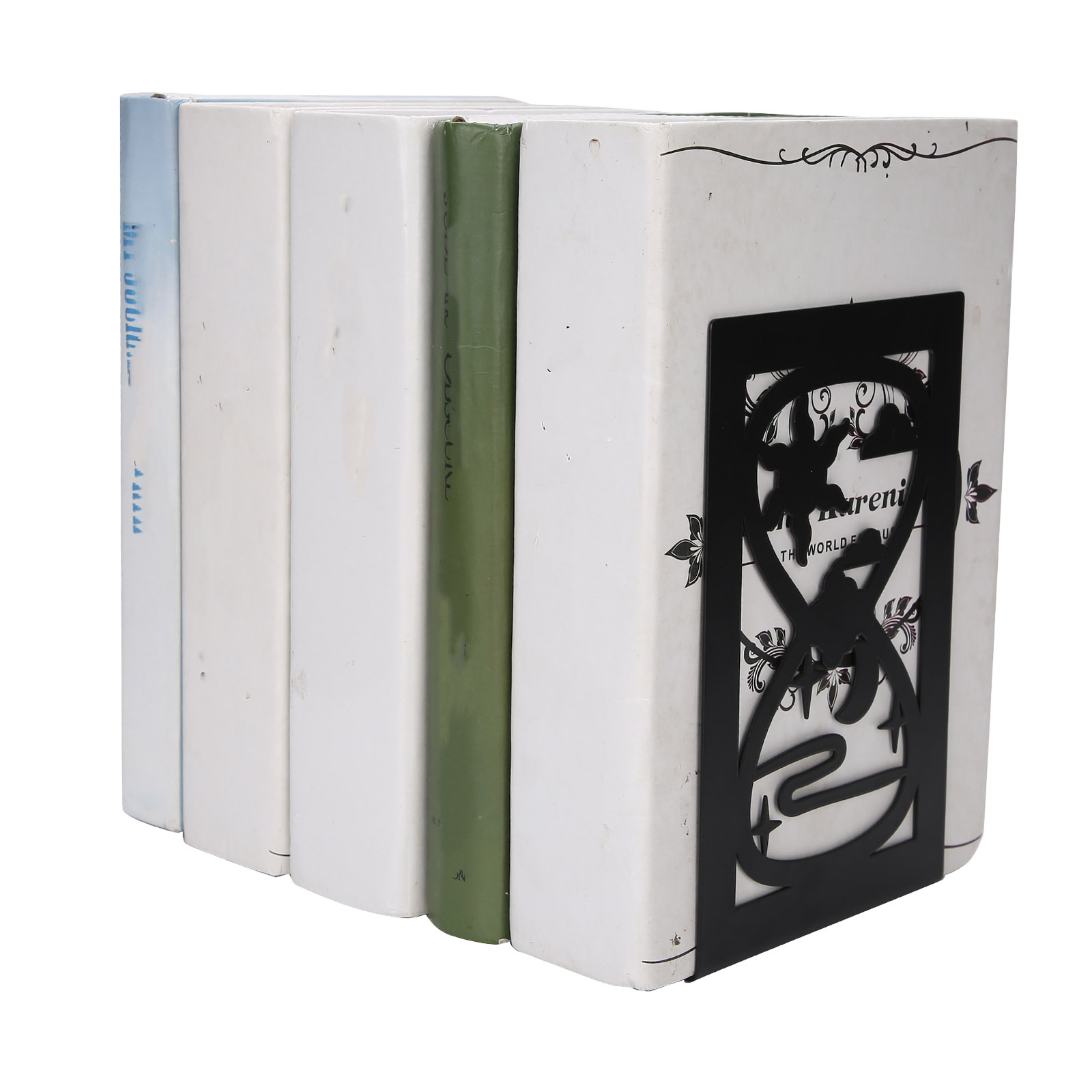 (Forest Elf Bookend + Hourglass Bookend)Book Divider 2pcs Stable ...