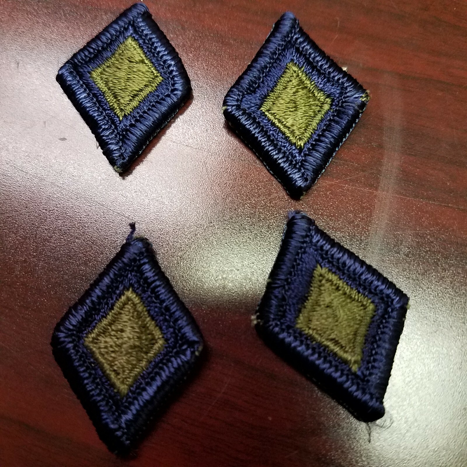 YOU GET 2 PAIRS OF US Air Force 1st Sergeant Diamond chevron SUBDUED | eBay