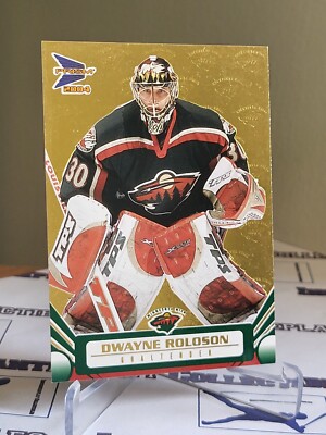 2003 PACIFIC PRISM GOLD 138/425 DWAYNE ROLOSON MINNESOTA WILD #54 NM | eBay