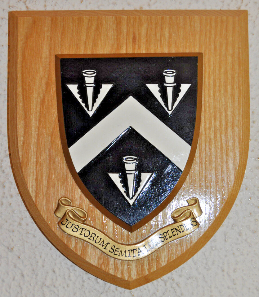 Bloxham School plaque shield coat of arms crest | eBay UK