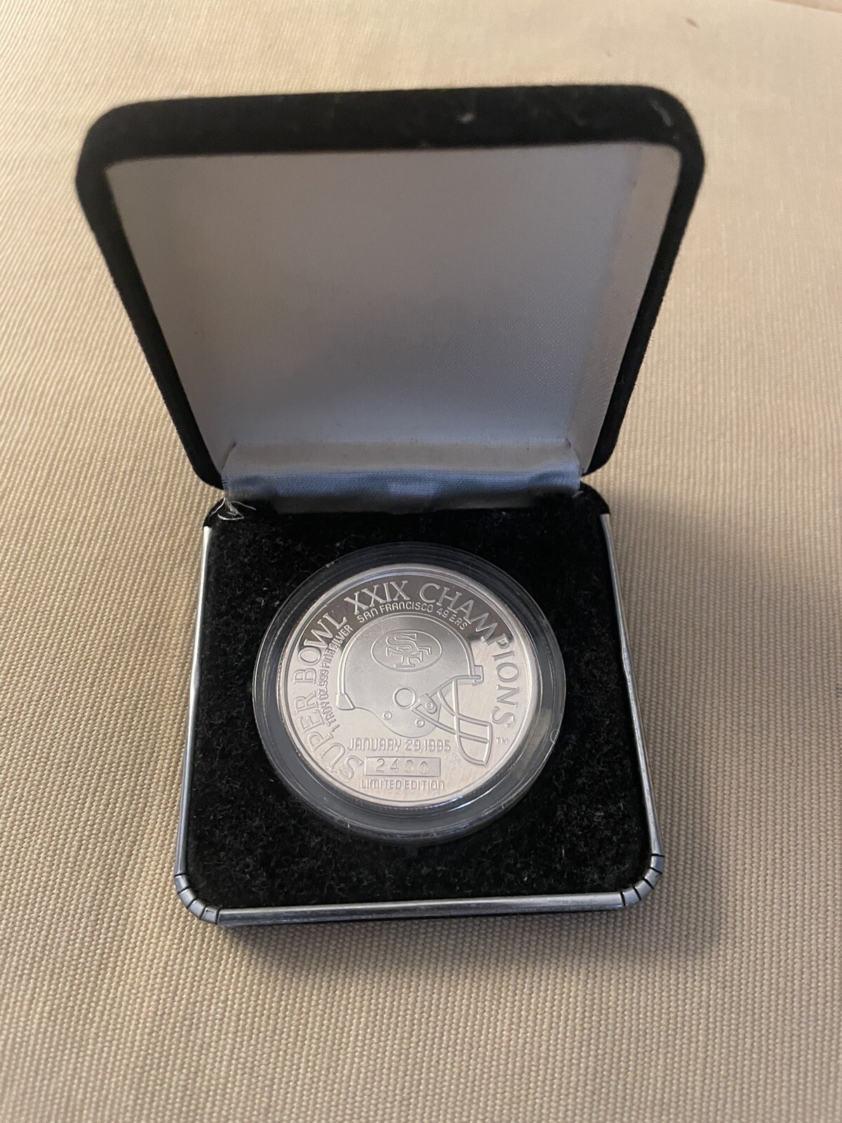 San Francisco 49ers Limited Edition Super Bowl XXIX Silver Championship ...