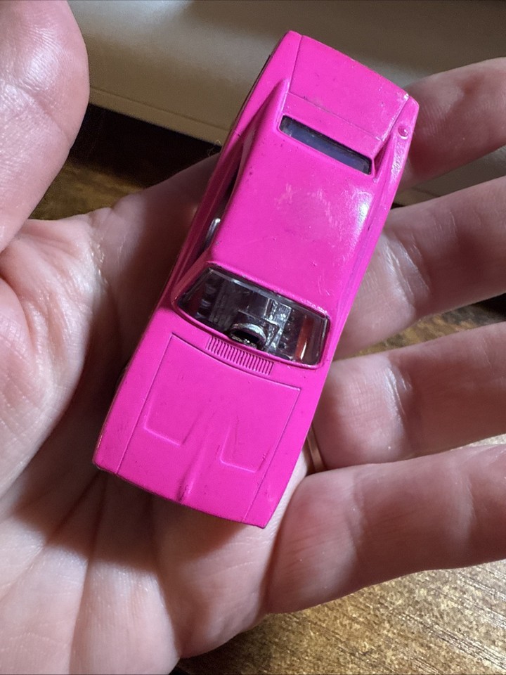 Retro Drag Car Matchbox Superfast Dodge Dragster No.70 1971 Neon Pink ...