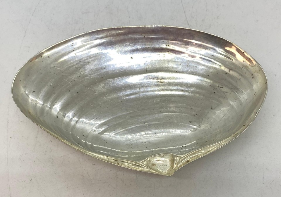 Wallace Sterling Silver Clam Shell 393 Trinket Candy Nut Bon Bon Dish ...