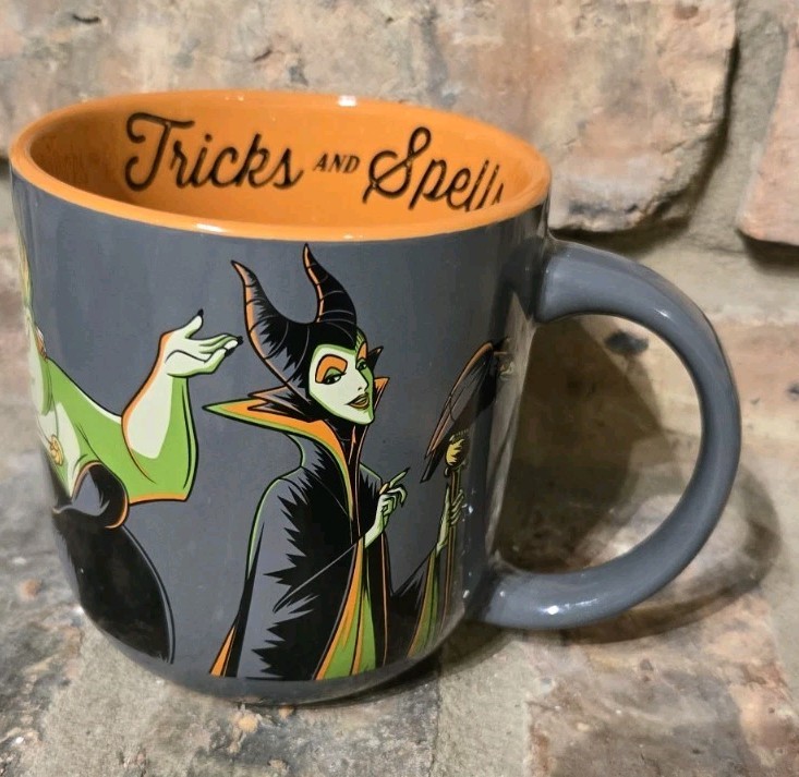 Mug Cup Disney Halloween "Tricks and Spells" Villains Mug 14 oz | eBay