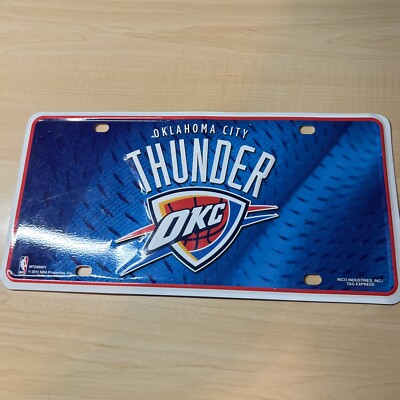 Rico Oklahoma City Thunder Novelty Metal License Plate | eBay