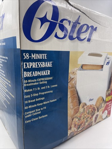 Oster Bread Maker 58-Minute Expressbake 2 lb Model 5834 Open Box | eBay