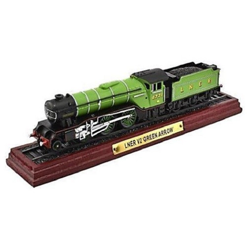LNER V2 GREEN ARROW 1:100 Railroad locomotive Atlas Static model | eBay
