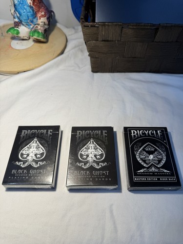 2 Sealed Decks Of Black Ghost 2nd Edition And One Opened Shadow Masters Mint | eBay