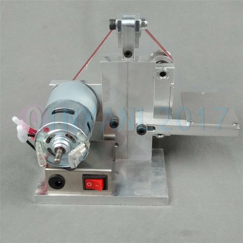 Mini Belt Sander Bench Mount Grinder Polishing Grinding Machine 110V ...
