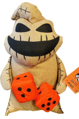 NIGHTMARE BEFORE CHRISTMAS OOGIE BOOGIE Plush Door Greeter Halloween ...