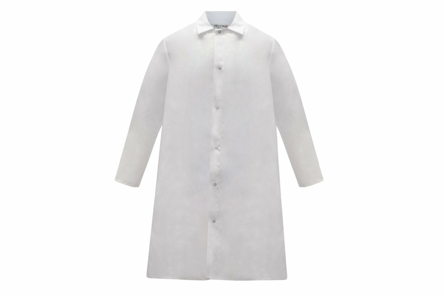 LINENS USA 100% Polyester , Large Size, White Butcher Coat / Gown ...